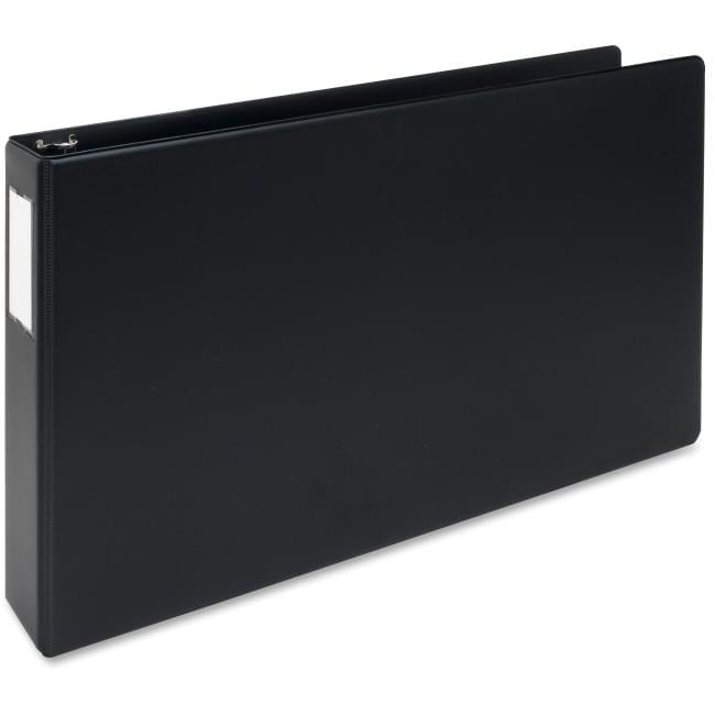 Bus. Source Tabloid-size Black Reference Binder - Walmart.com
