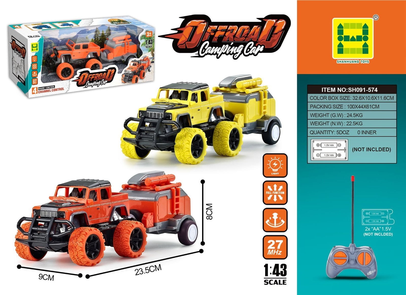 Bus Truck Fire Truck Sanitation Truck Toy Remote Control Car - Walmart.com