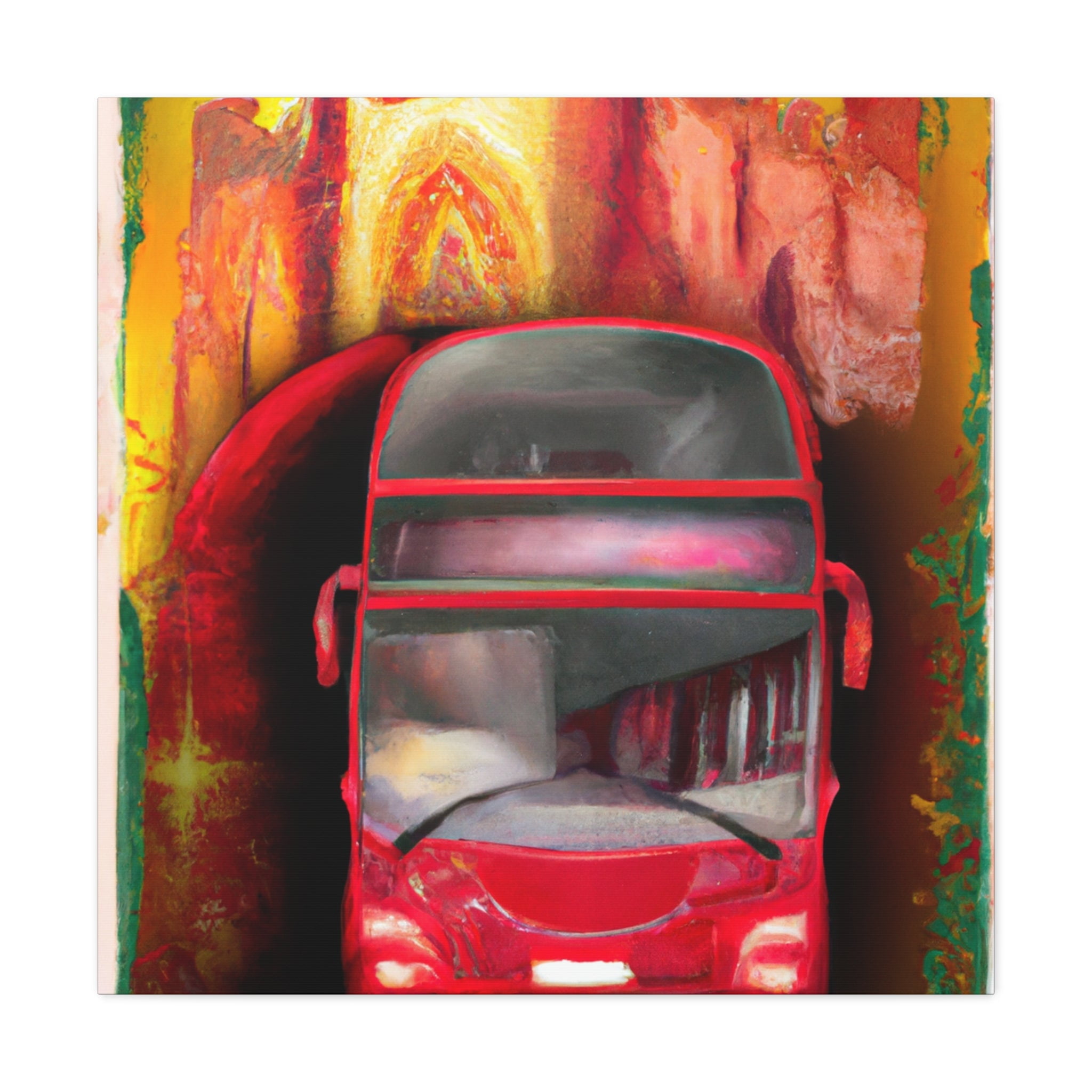 Bus in Grandeur Style - Canvas - Walmart.com