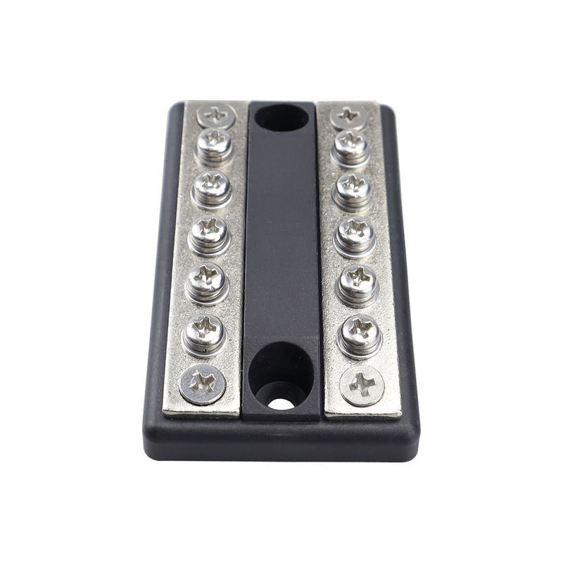 BusBar 100A 5 Circuit Dual Bus Bar Terminal Block Power Distribution Block 12V 24V 32V 48V DC ...