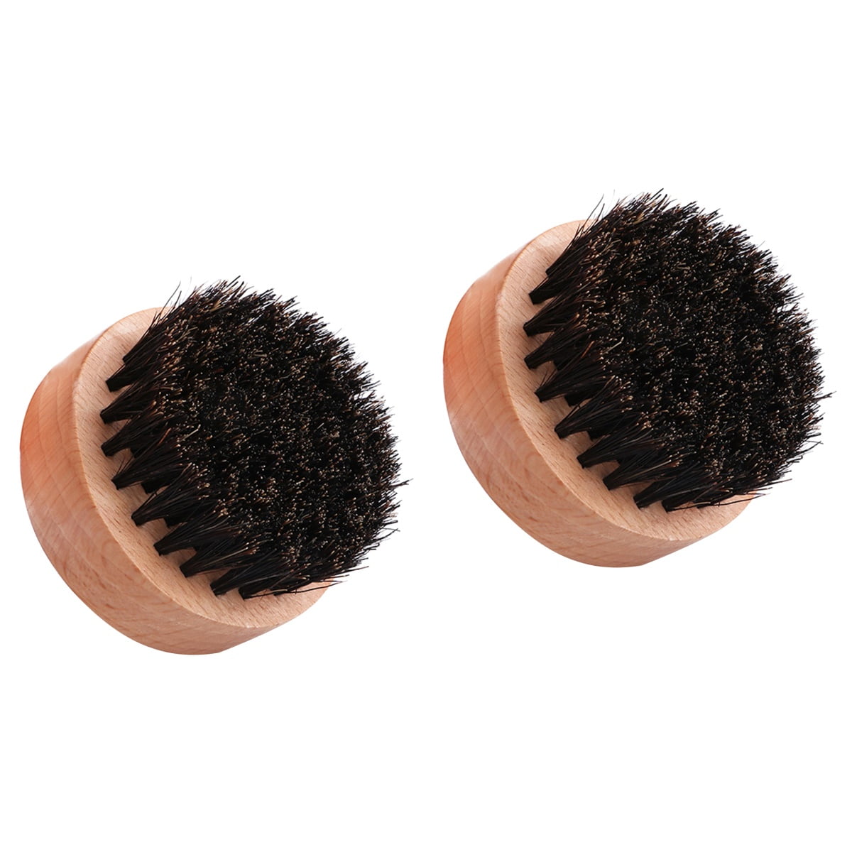 BusSunset 2pcs Bristle Beard Brushes Bristle Beard Comb Wooden Handle ...