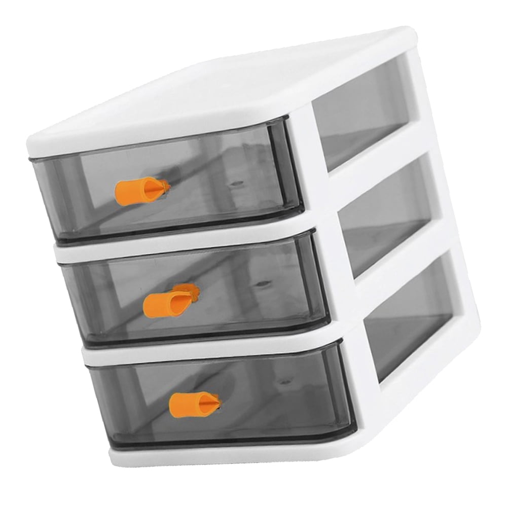 BusSunset Three Tier Lockers Plastic Drawers, White, 0.81 lb ...