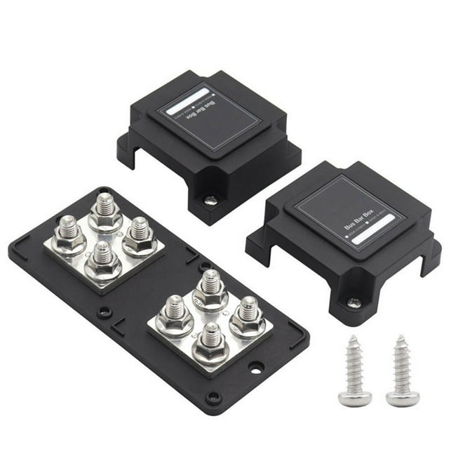 Busbar 400A Power Distribution Block Heavy-Duty Module M10 Studs ...