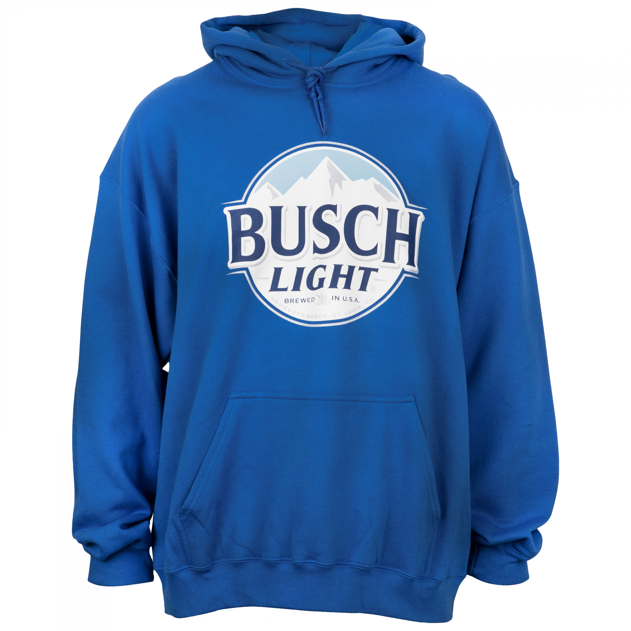 Busch 47049-Large Busch Light Logo Mens Royal Blue Hoodie - Large ...
