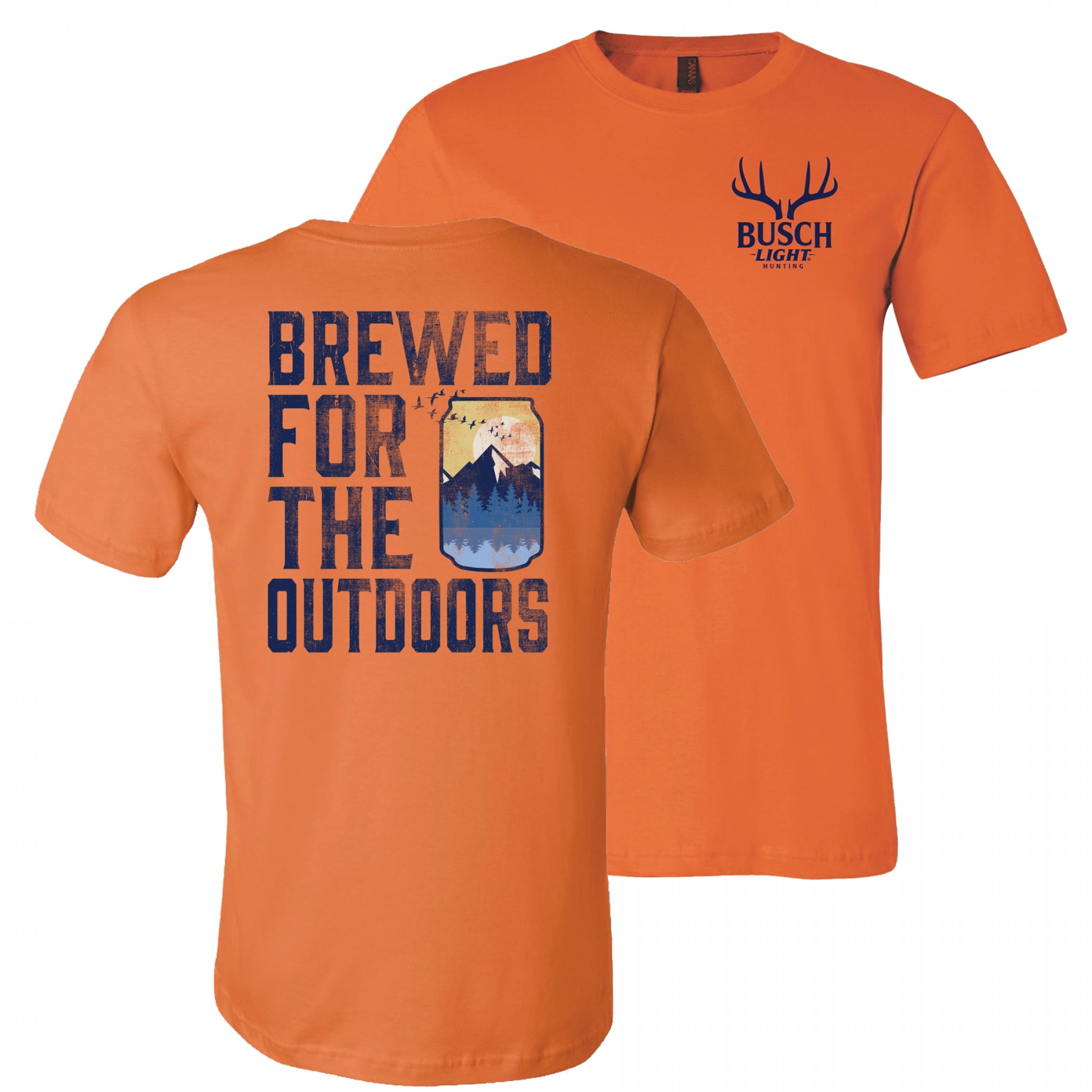 Busch 828807-small Light Beer Brewed for The Outdoors Front & Back ...