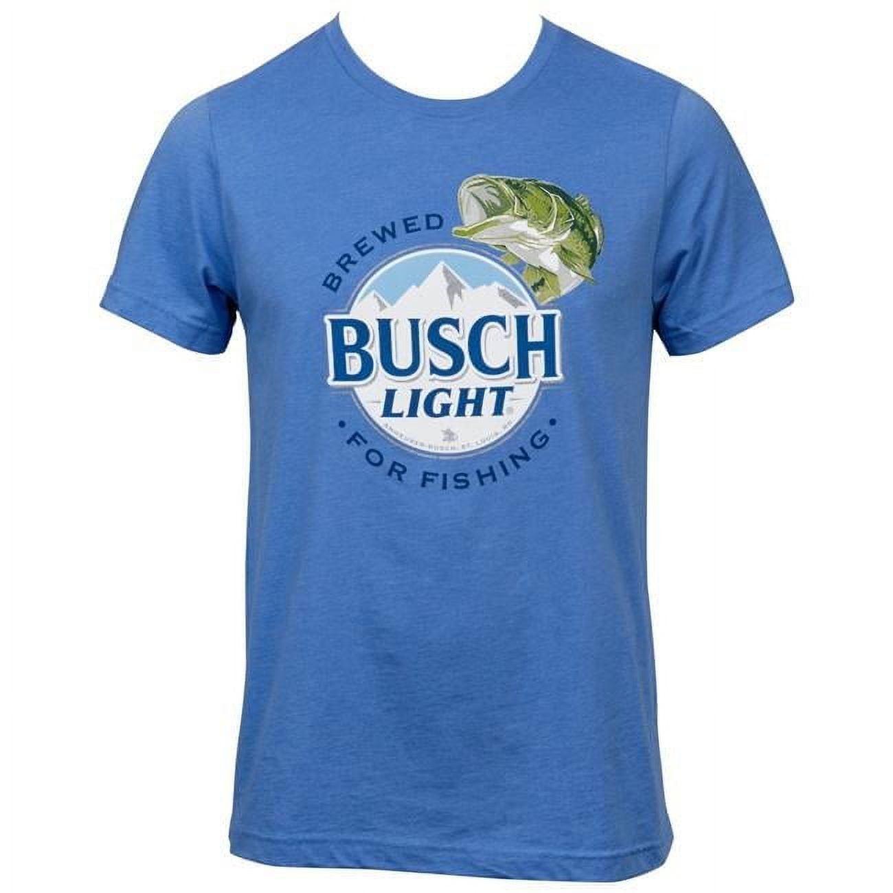 Busch Busch Light Brewed for Fishing Colorway T-Shirt, Blue - Medium ...