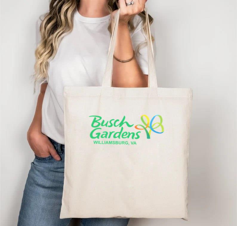 Busch Gardens Tote Bag Williamsburg Theme Park Vacation Graphic Gift ...
