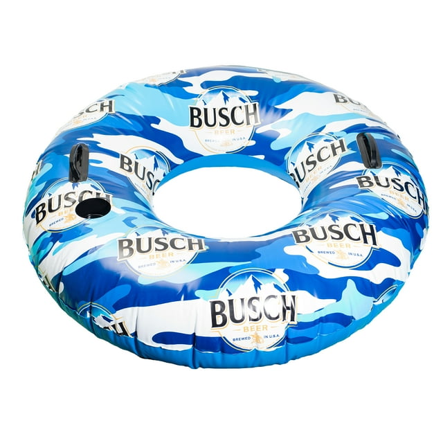 Busch Inflatable Swim Tube Adult Ring Float for Pools Rivers Lakes ...