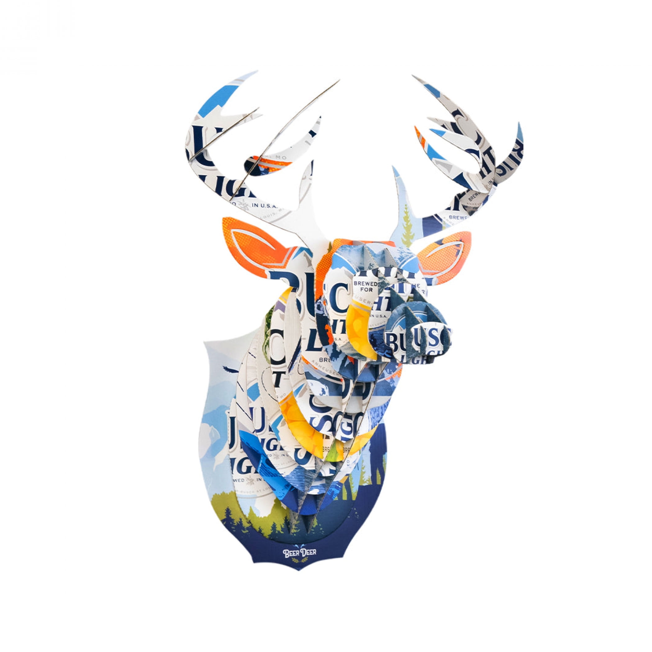 Busch Light Cardboard Deer Head Mount - Walmart.com