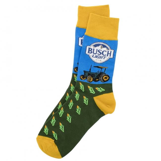 Busch 889062 Light Corn Tractor Farmers Crew Socks - Walmart.com