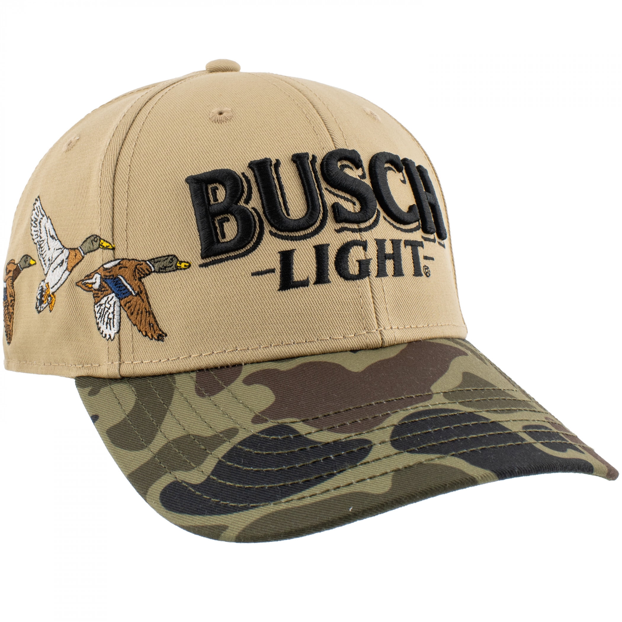 Busch Light Duck Hunting Camo Brim Adjustable Hat - Walmart.com