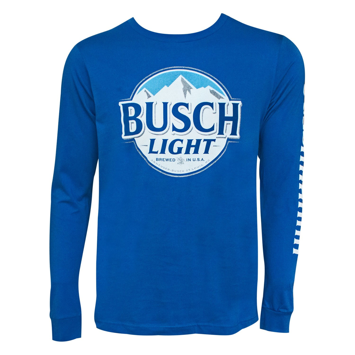 Busch Light Men's Blue Long Sleeve Buschhhhhh T-Shirt-XLarge - Walmart.com
