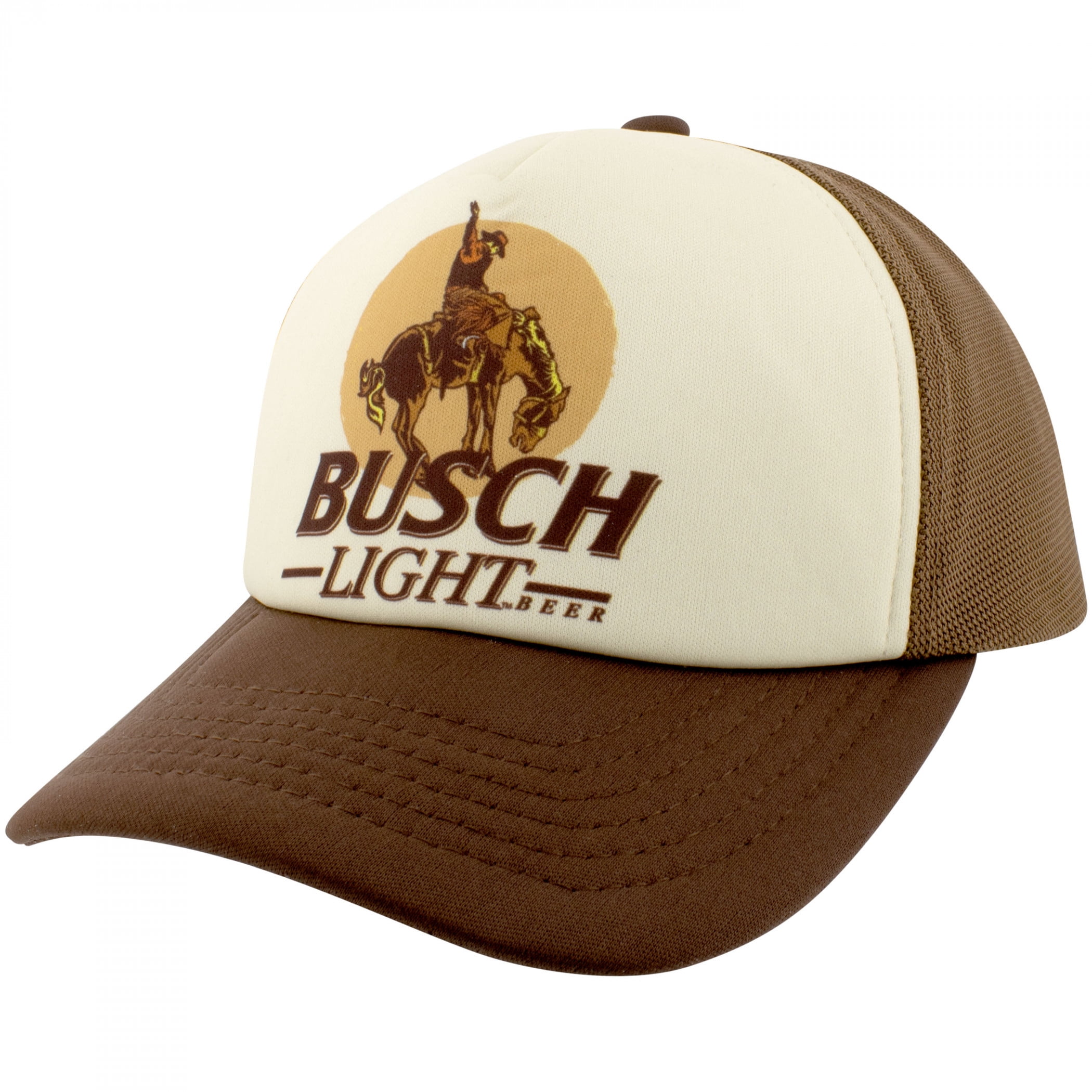 Busch Light Rodeo Embroidered Cowboy Trucker Hat - Walmart.com