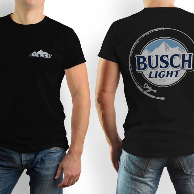 Busch Light TShirt - Busch Light Fishing Shirt, Fun Beer Tee Shirt ...