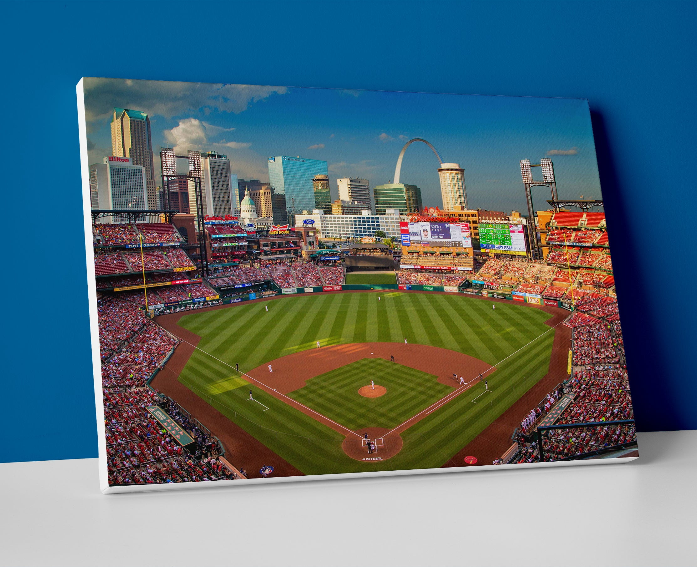 Busch Stadium Poster or Wrapped Canvas - Walmart.com