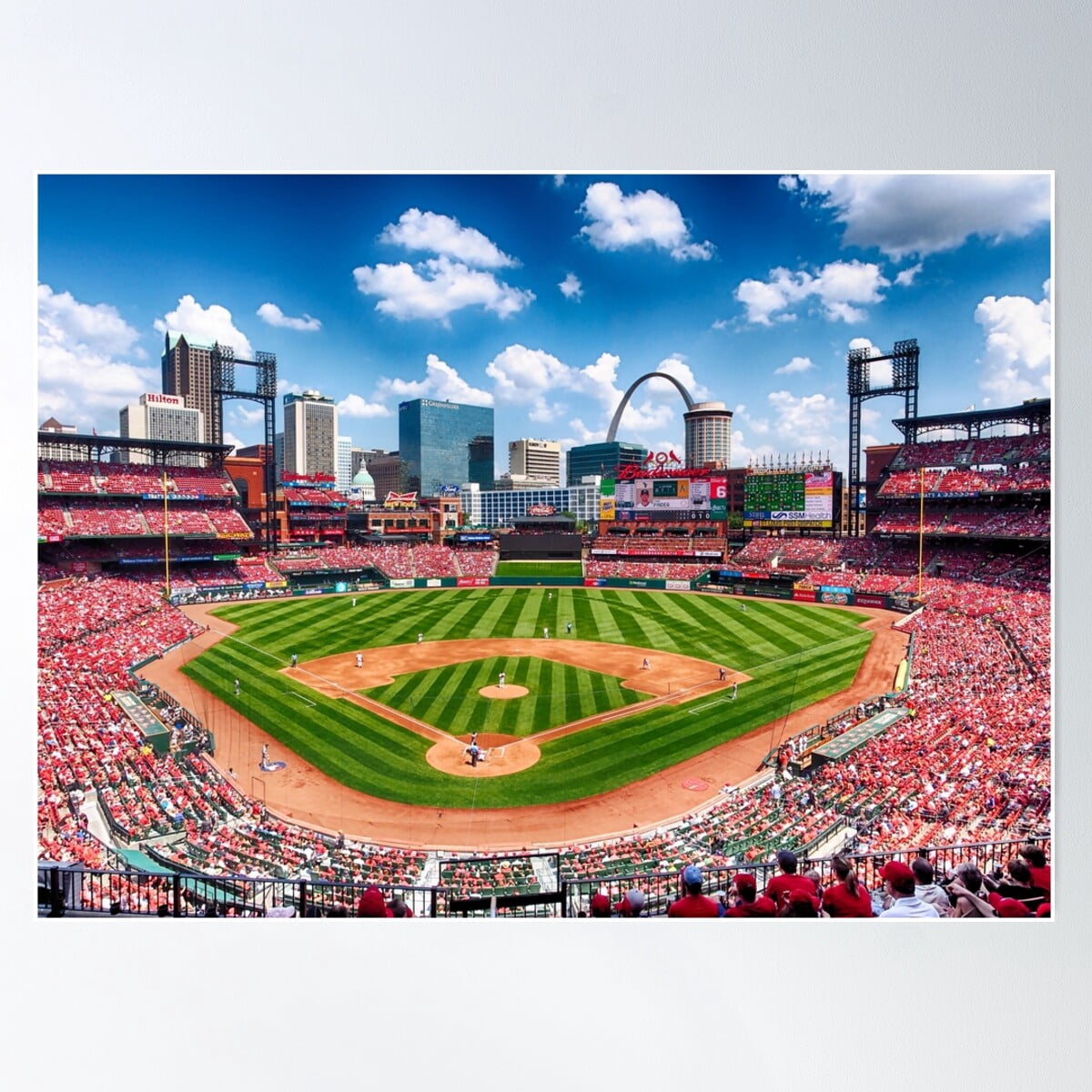 Busch Stadium Section 249 Poster Wall Art, Modern Wall Decor For Living ...