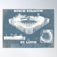 Busch Stadium St Louis Poster Wall Art Modern Wall Decor For Living ...