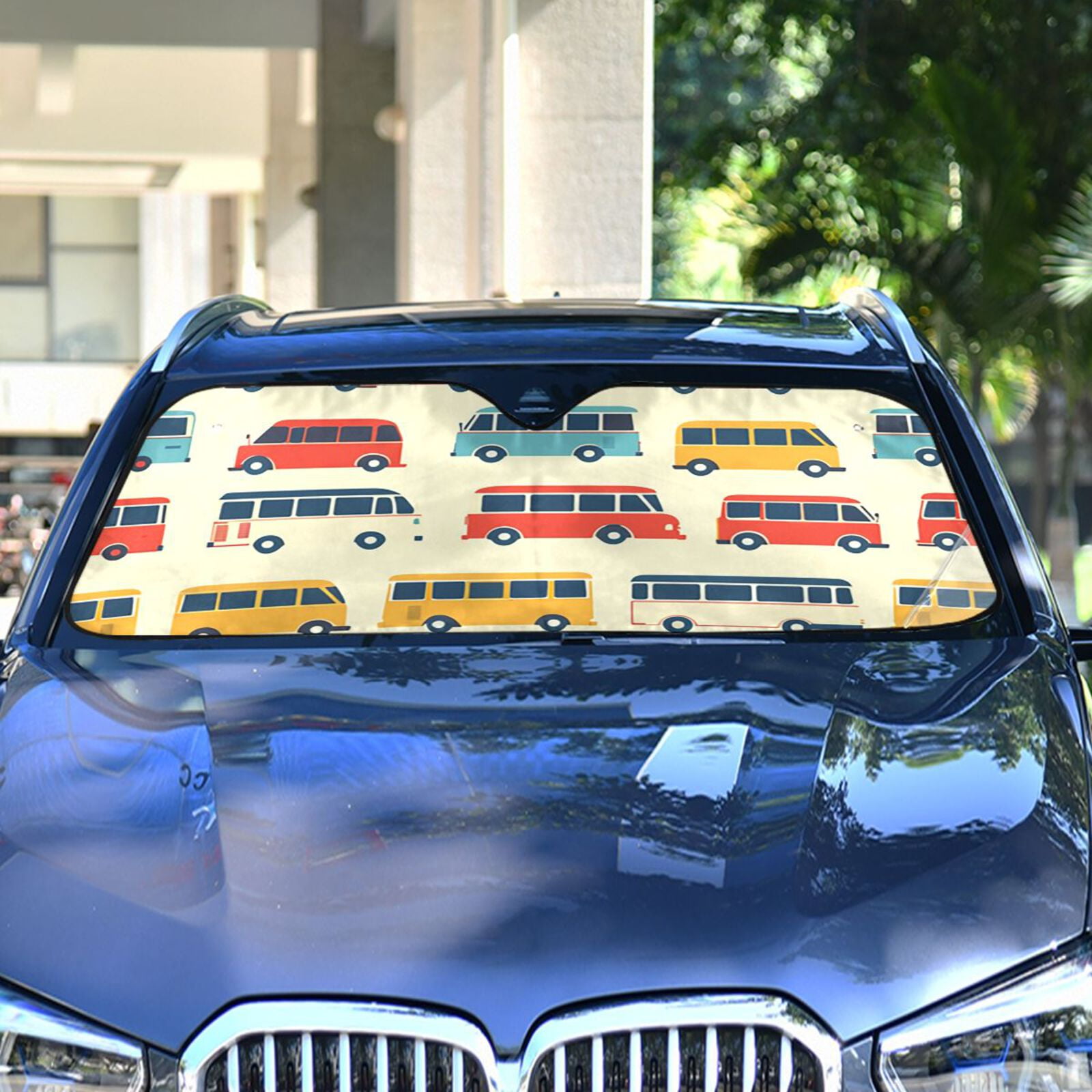 Buses Vehicle Automotive Front Car Windshield Sun Shade Reflector ...
