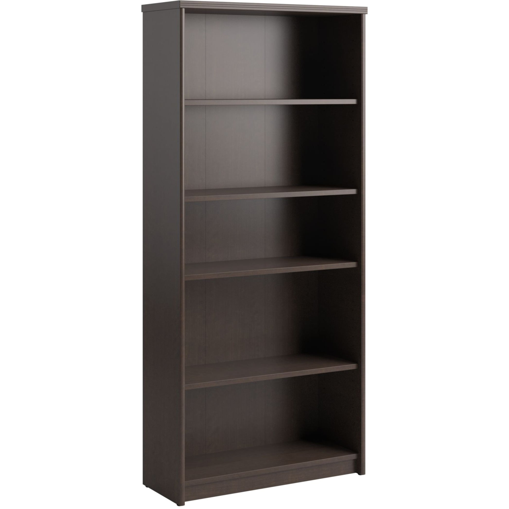 Bush 30W 5-Shelf Bookcase Mocha Cherry - Walmart.com