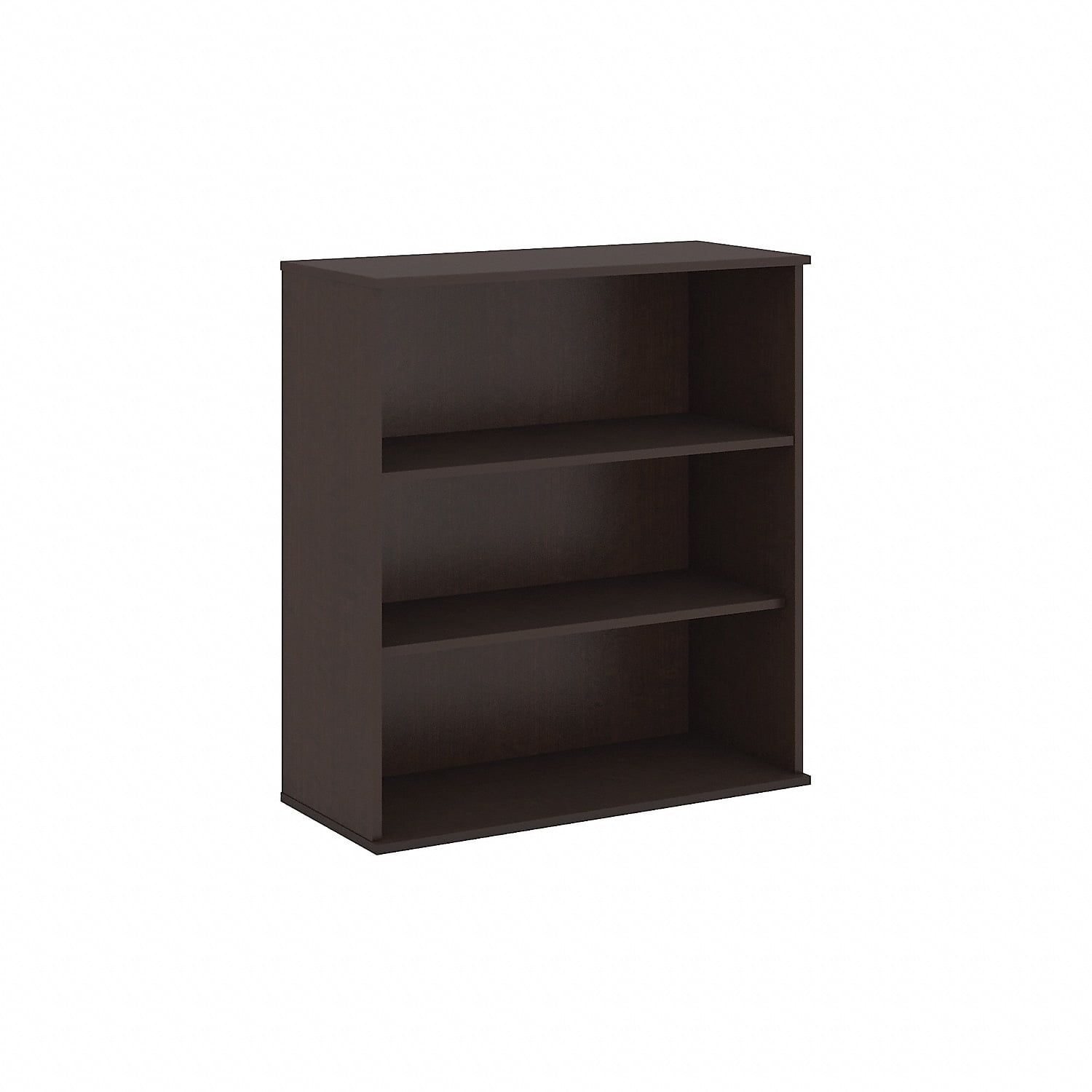 Bush Bookcases Mocha Cherry 48H 3 Shelf Bookcase BK4836MR - Walmart.com