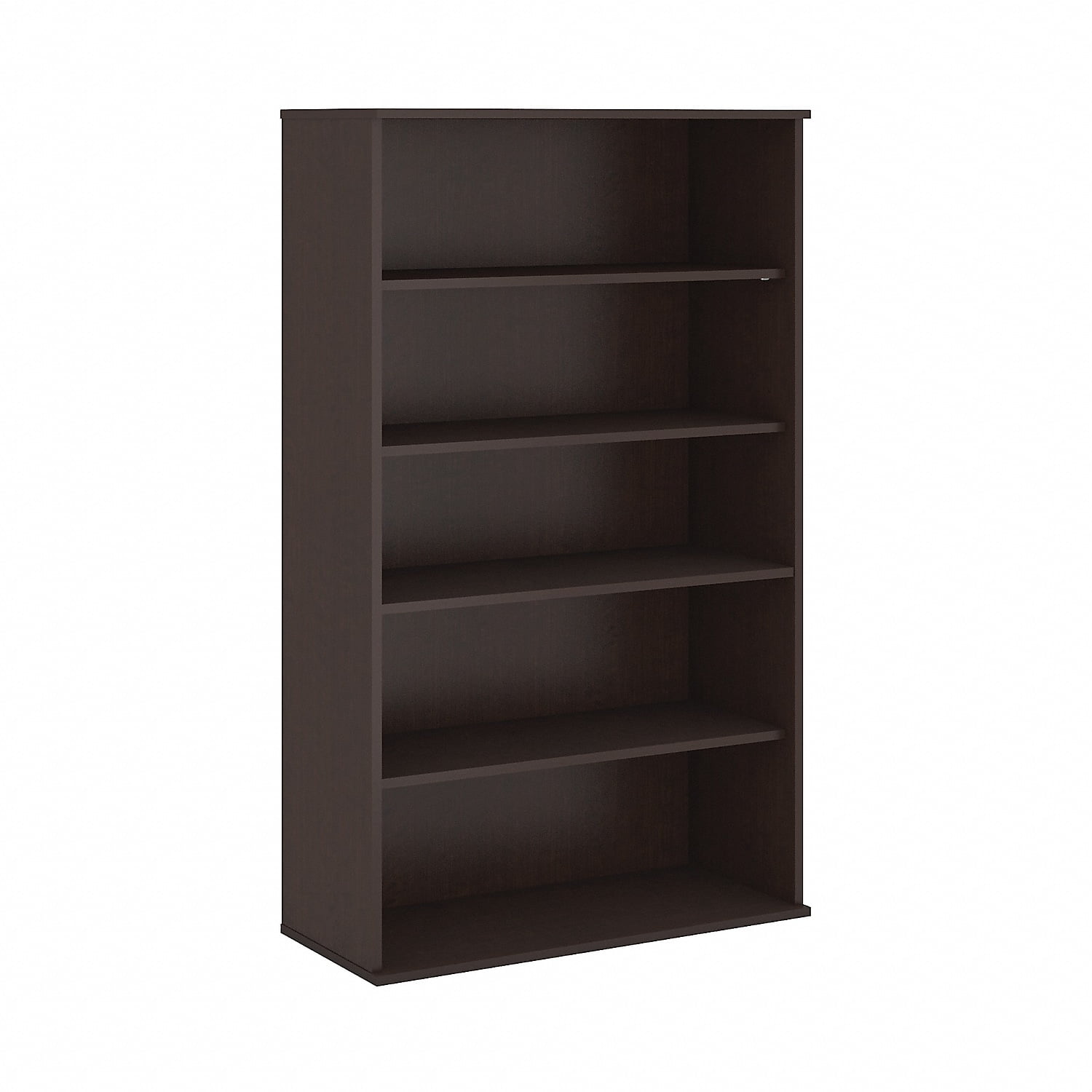 Bush Bookcases Mocha Cherry 66H 5 Shelf Bookcase BK6636MR - Walmart.com