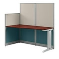 Bush Business Furniture 65W x 33D Straight Cubicle Desk in Hansen ...