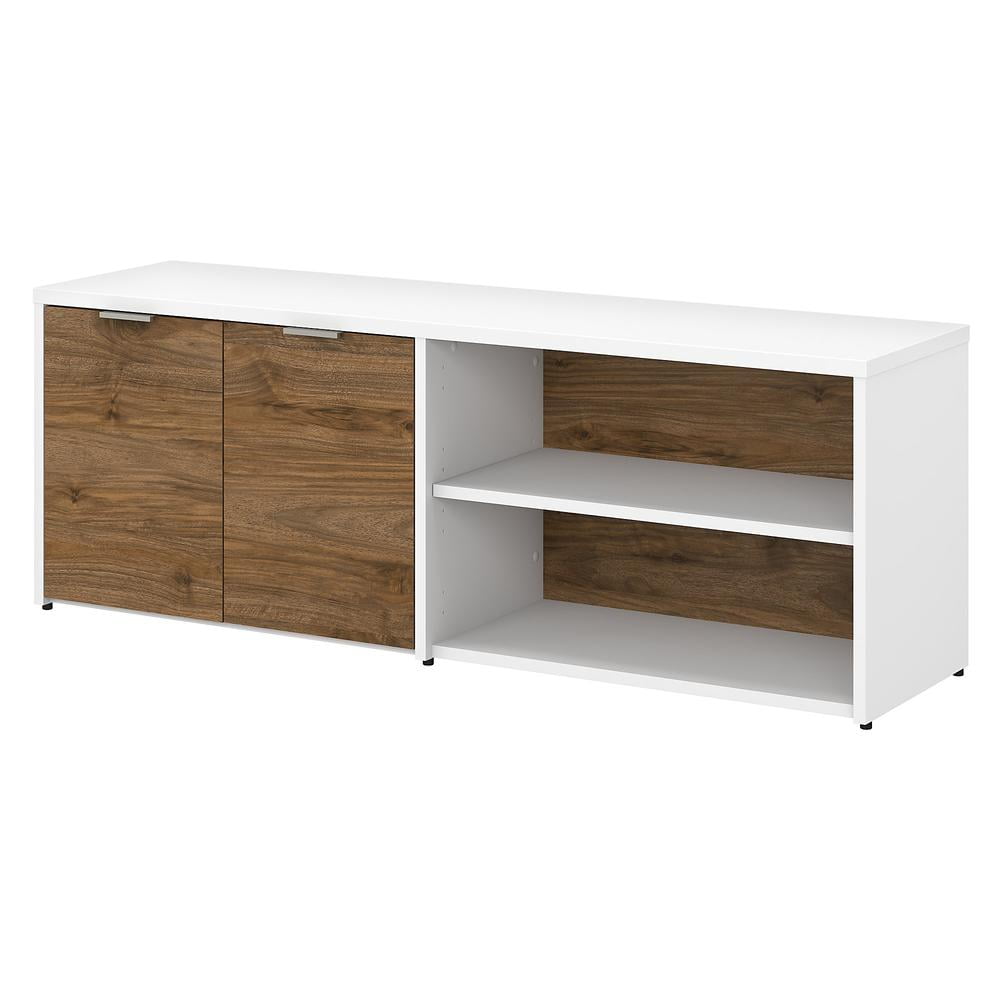 Bush Business Furniture Jamestown Low Storage Cabinet with Doors and ...