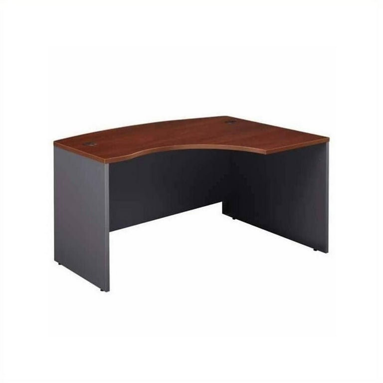 Bow front desk with return store