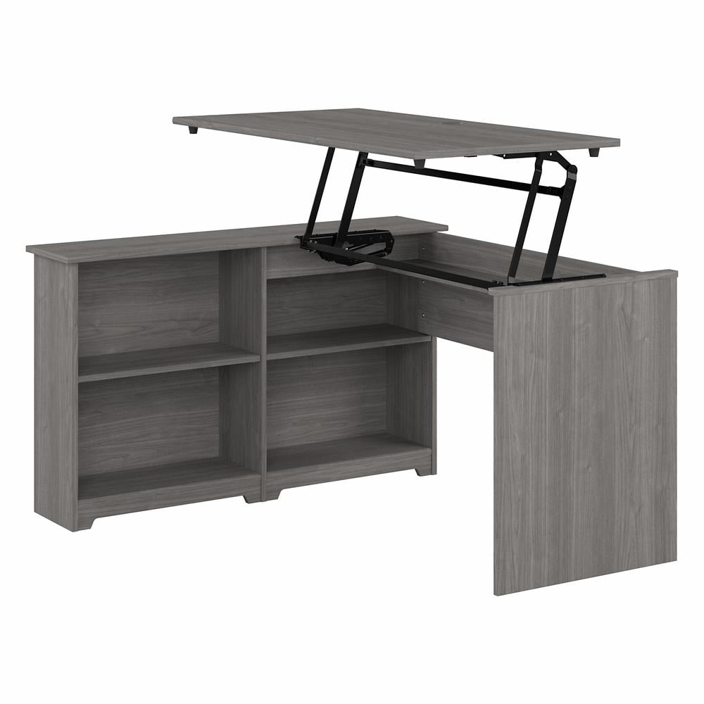 Bush Furniture Cabot 52W 3 Position Sit to Stand Corner Desk with ...
