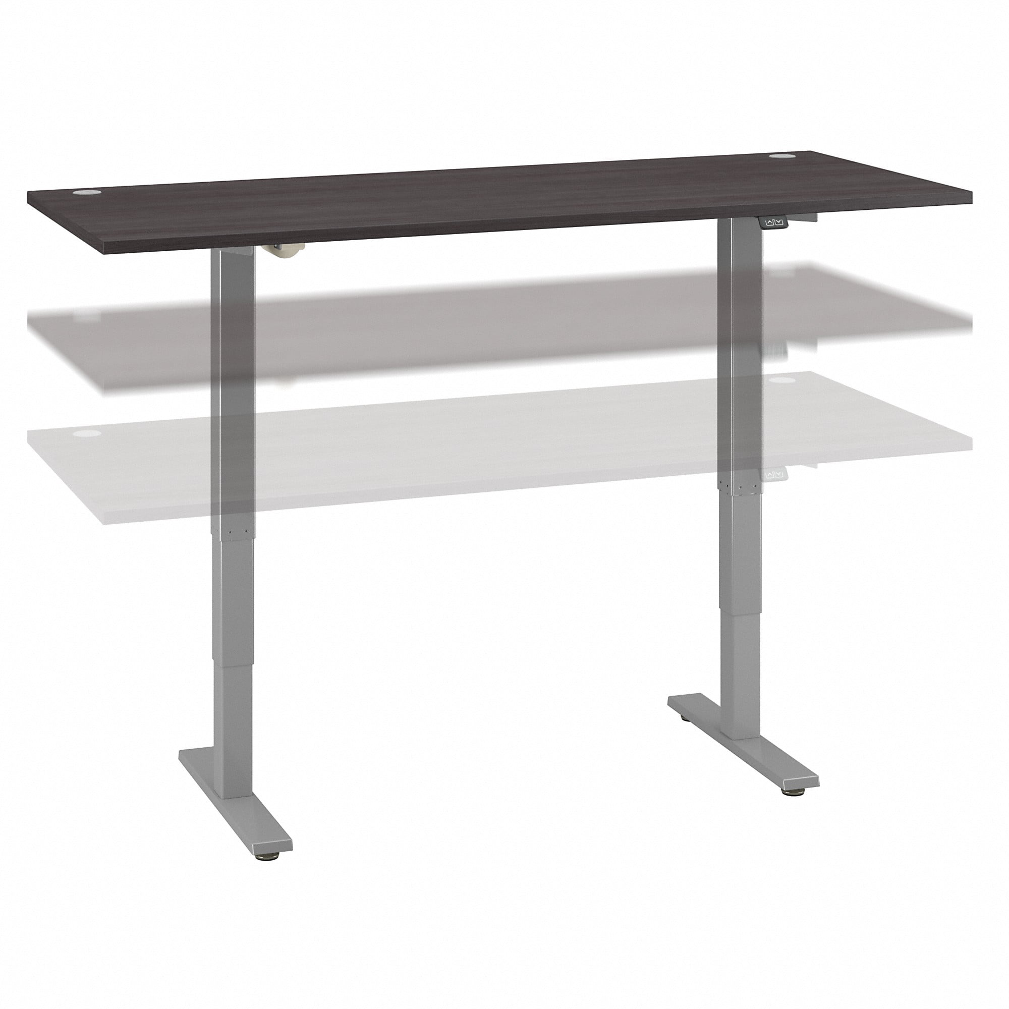 Bush Furniture Cabot 72” Electric Standing Desk, Storm & Cool Gray ...