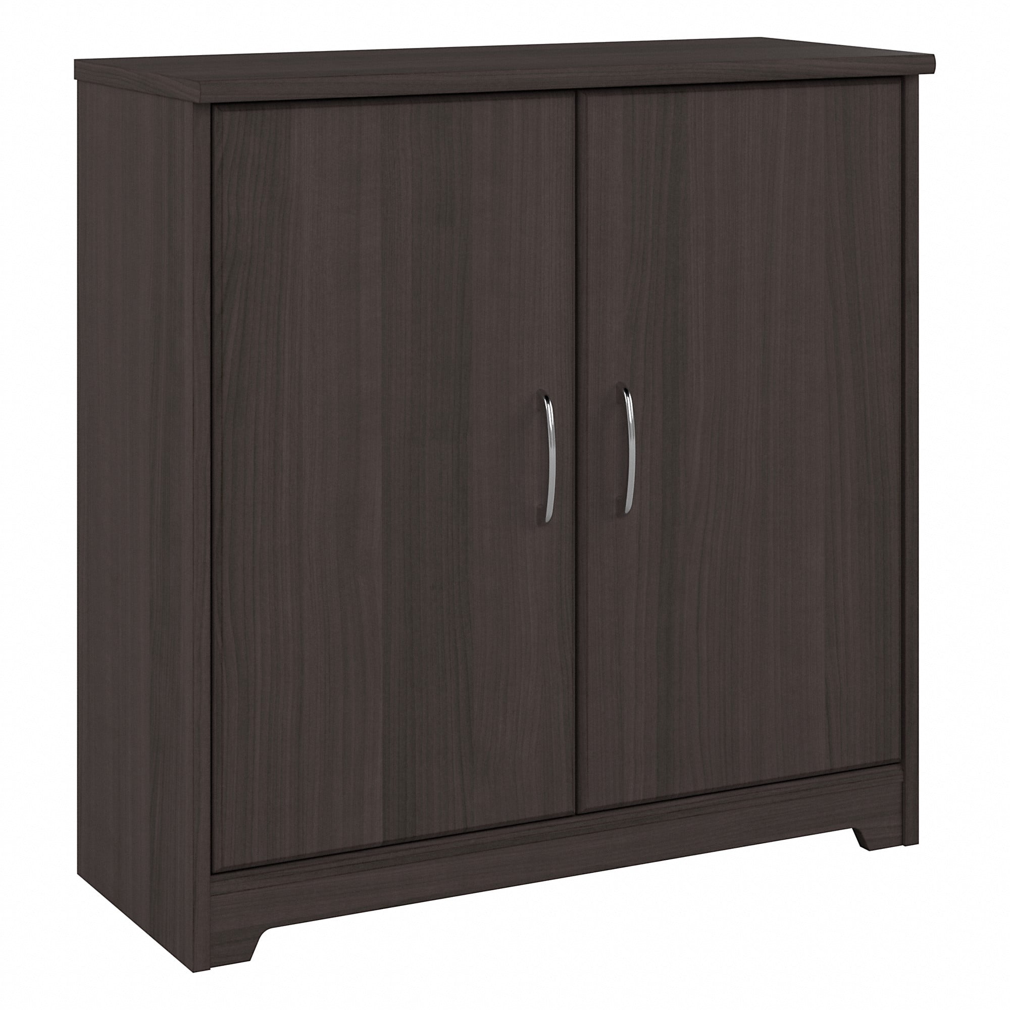 Bush Furniture Cabot Small Storage Cabinet with Wooden Doors, Heather ...
