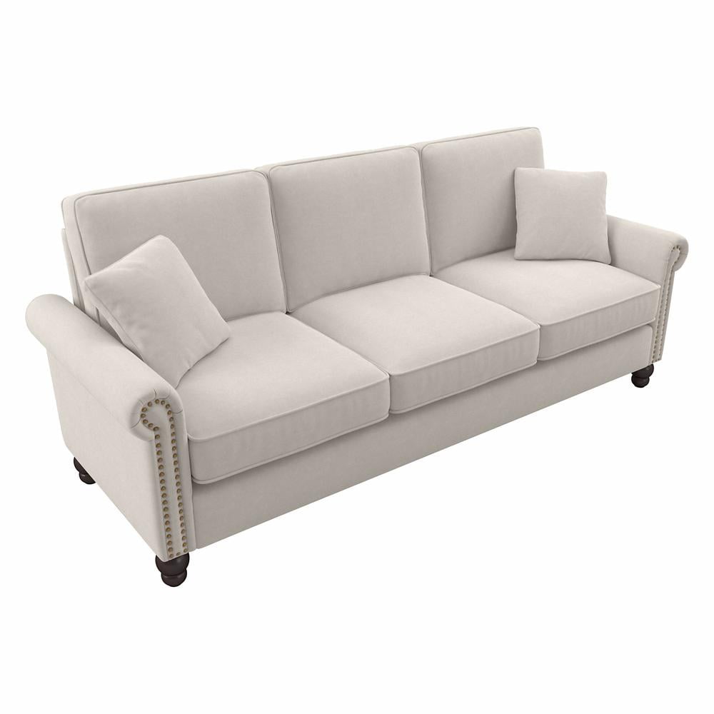 Coventry 85W Sofa in Light Beige Microsuede - Walmart.com