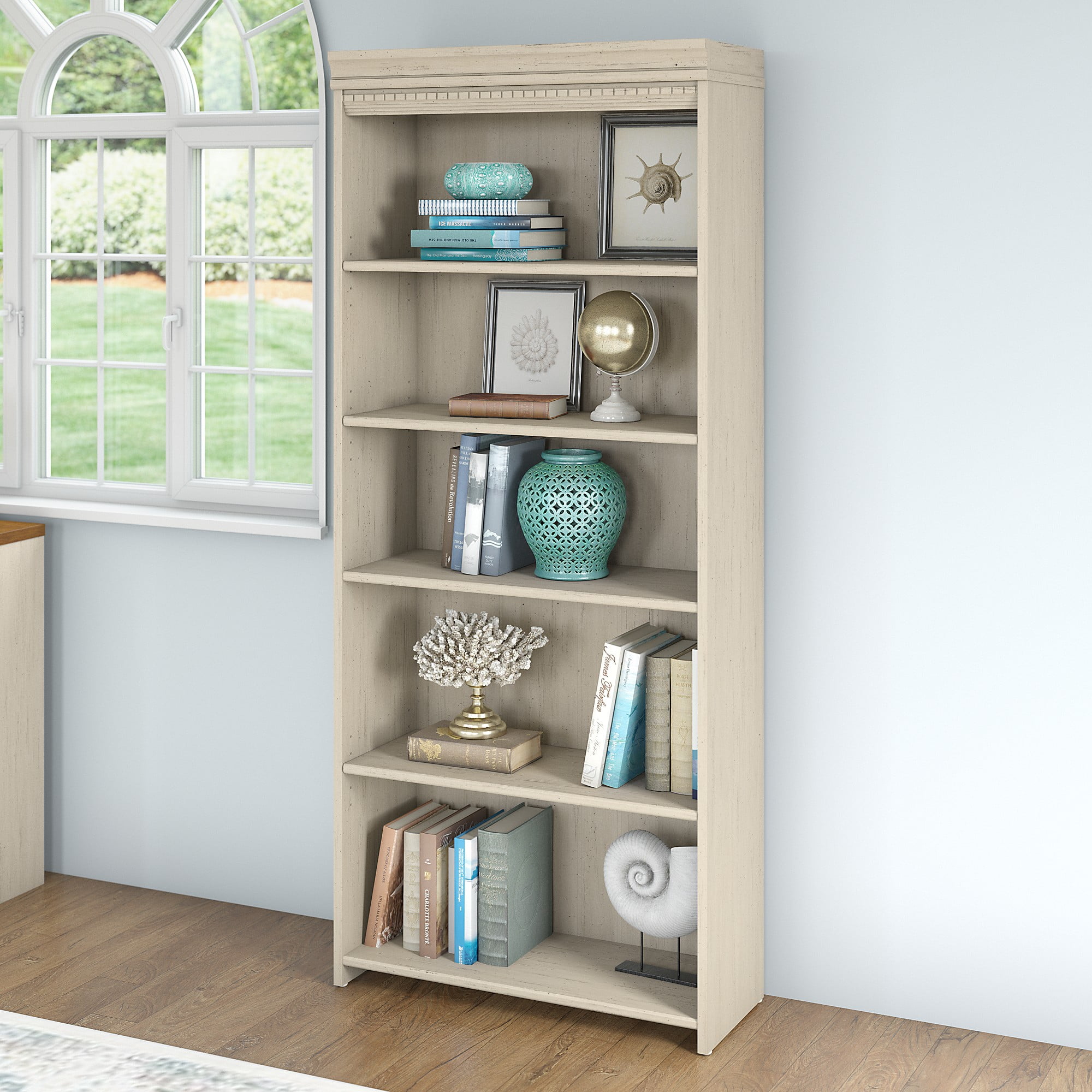 Bush Furniture Fairview 5 Shelf Bookcase - Walmart.com