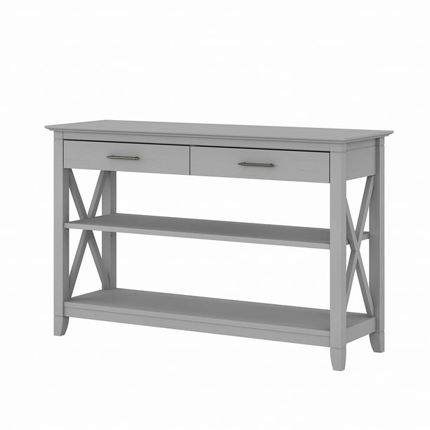 Bush Furniture Key West Console Table, Cape Cod Gray - Walmart Business ...