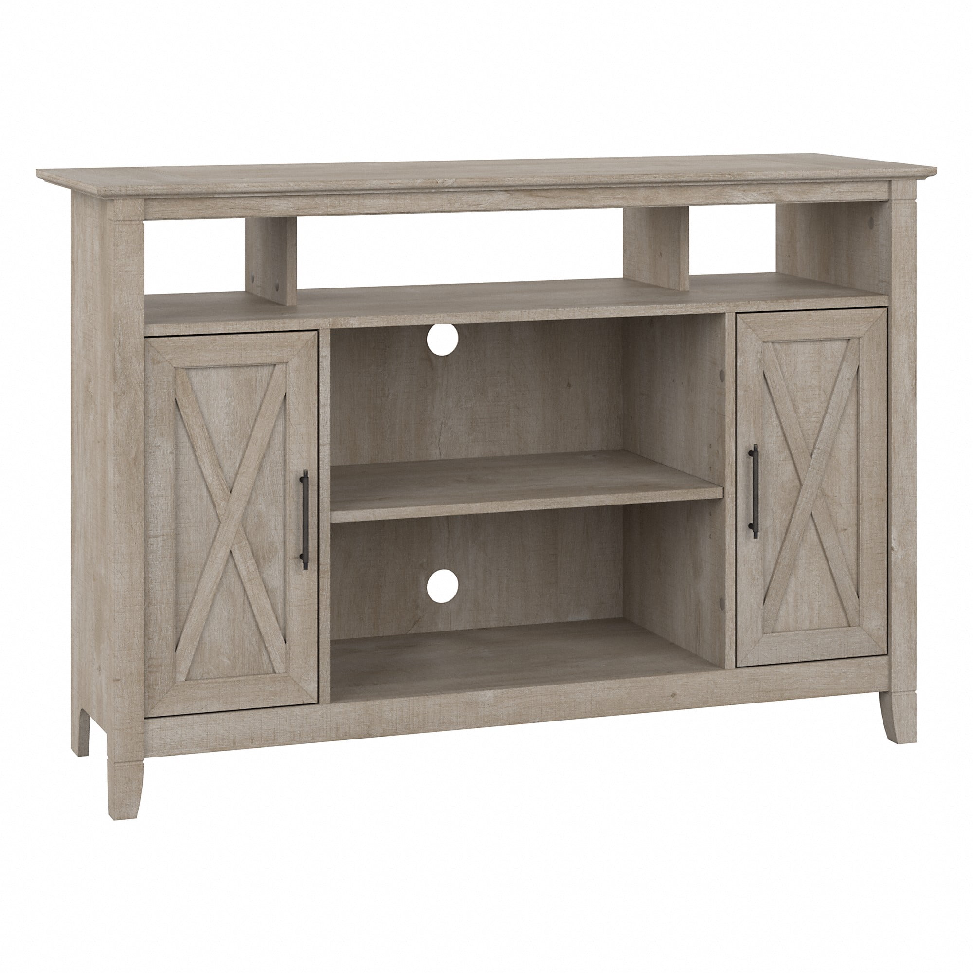 "Bush Furniture Key West Wooden Entertainment Center, Tall TV Stand for ...