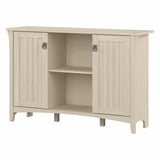 Bush Furniture Salinas Antique White Accent Storage Cabinet with ...