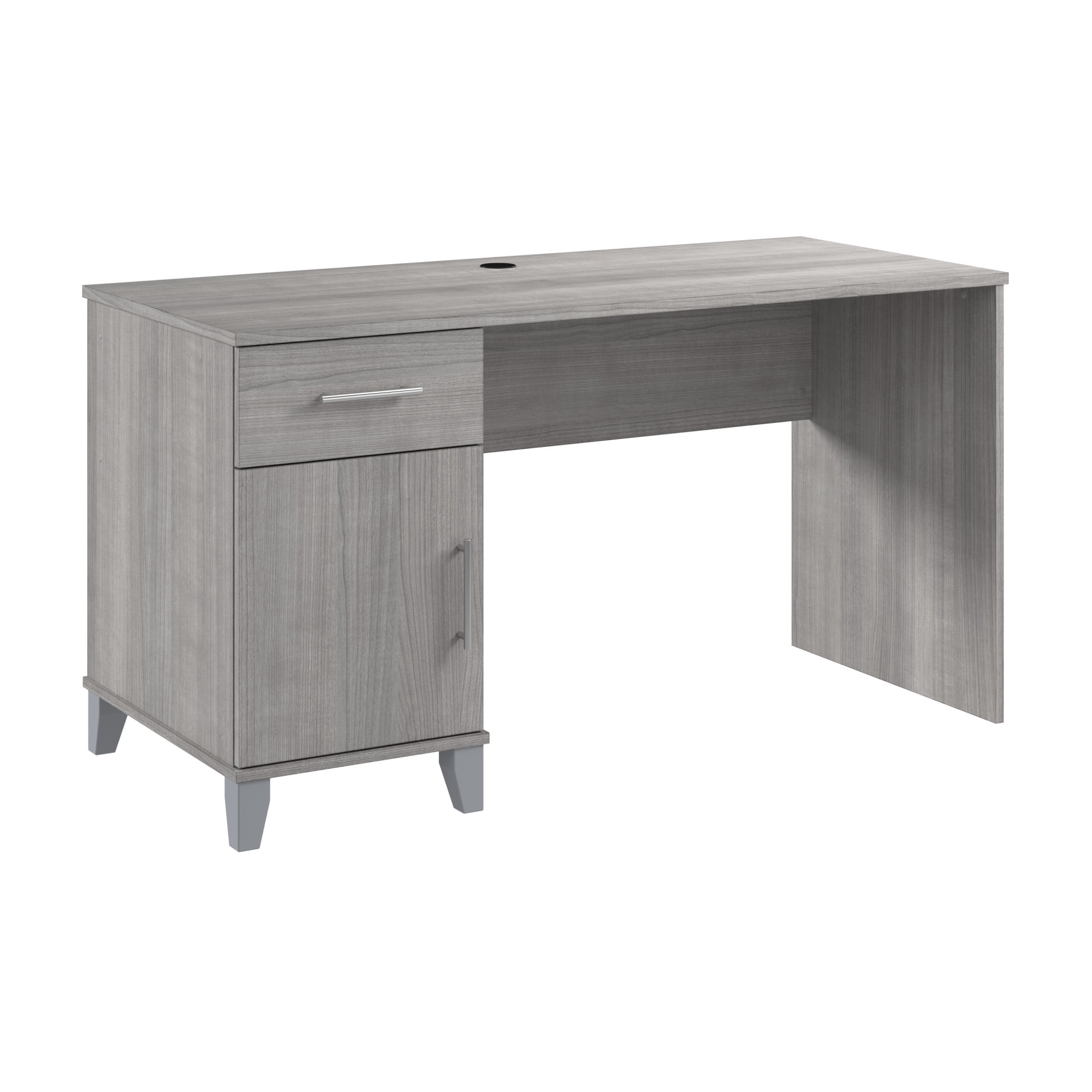Bush Furniture Somerset 54W Office Desk with Drawers in Platinum Gray ...