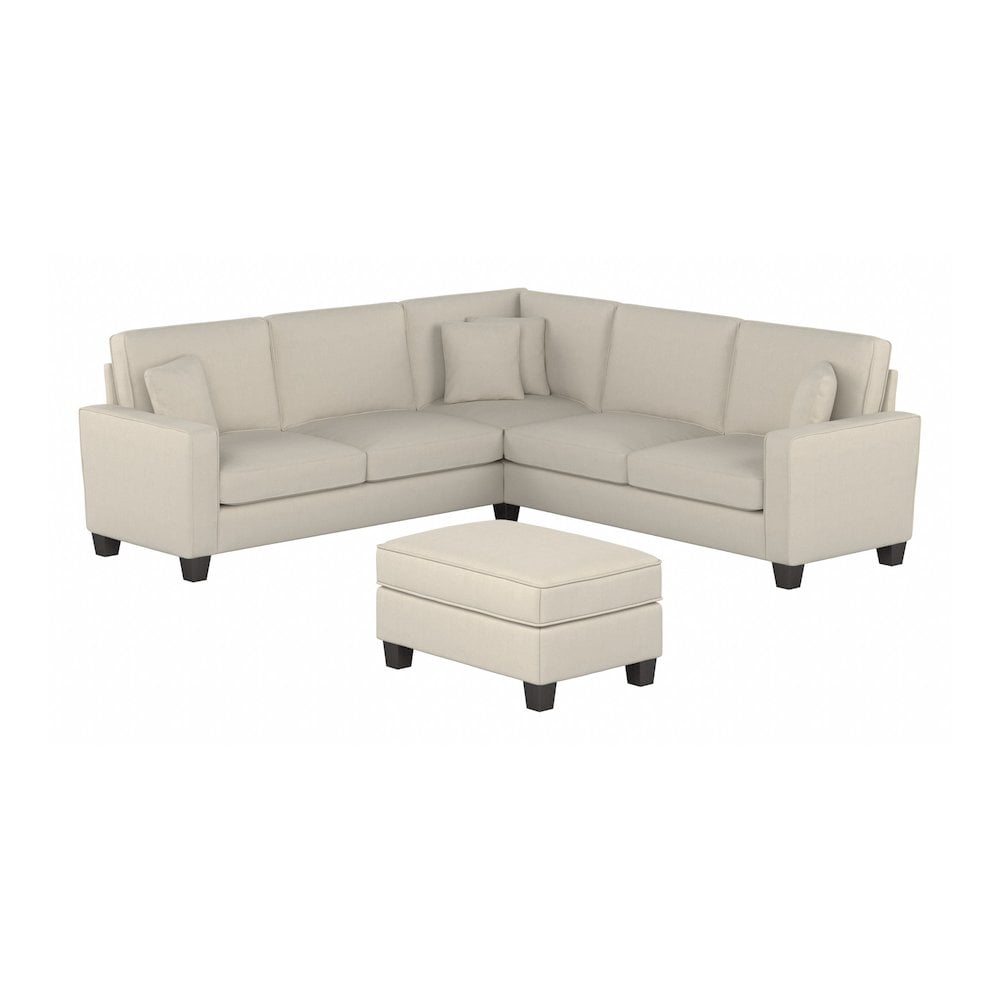 Bush Furniture Stockton 99W L Shaped Sectional Couch with Ottoman in ...