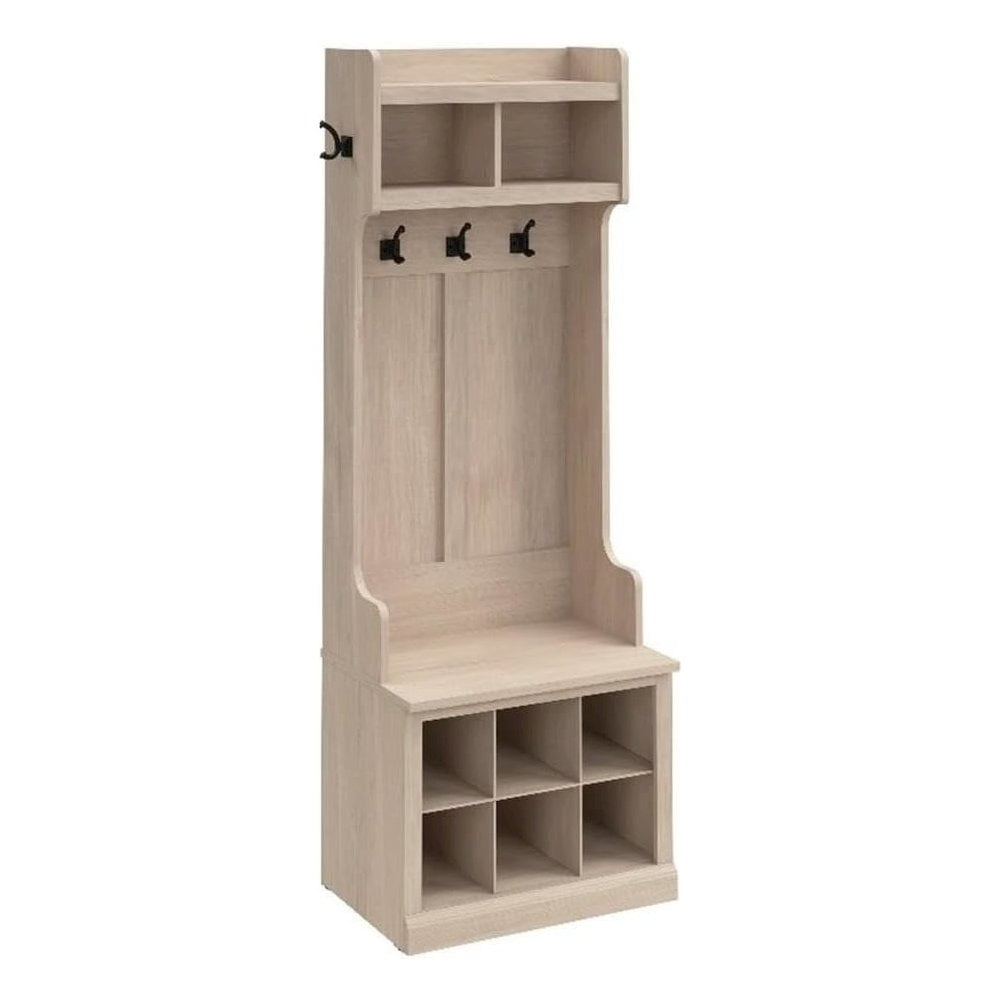 Bush Furniture Woodland 24W Hall Tree with Coat Hooks - Walmart.com