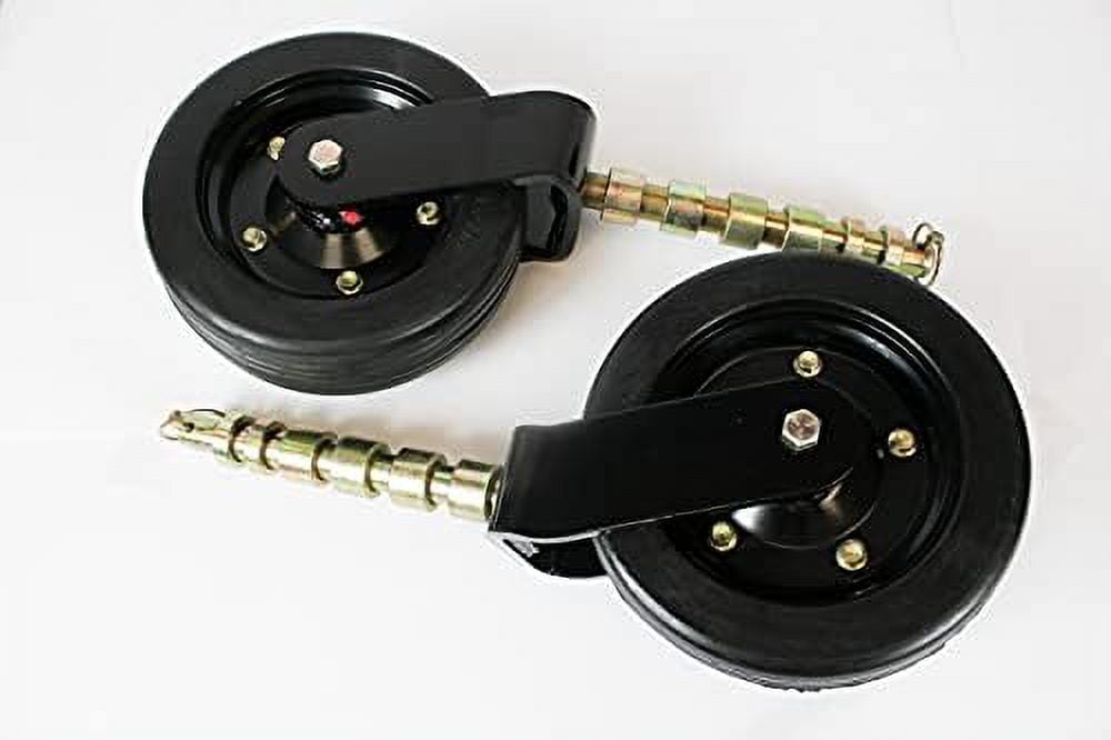 Bush Hog 10" Solid Molded Finish Mower Wheel Assembly 1" Yoke with ...