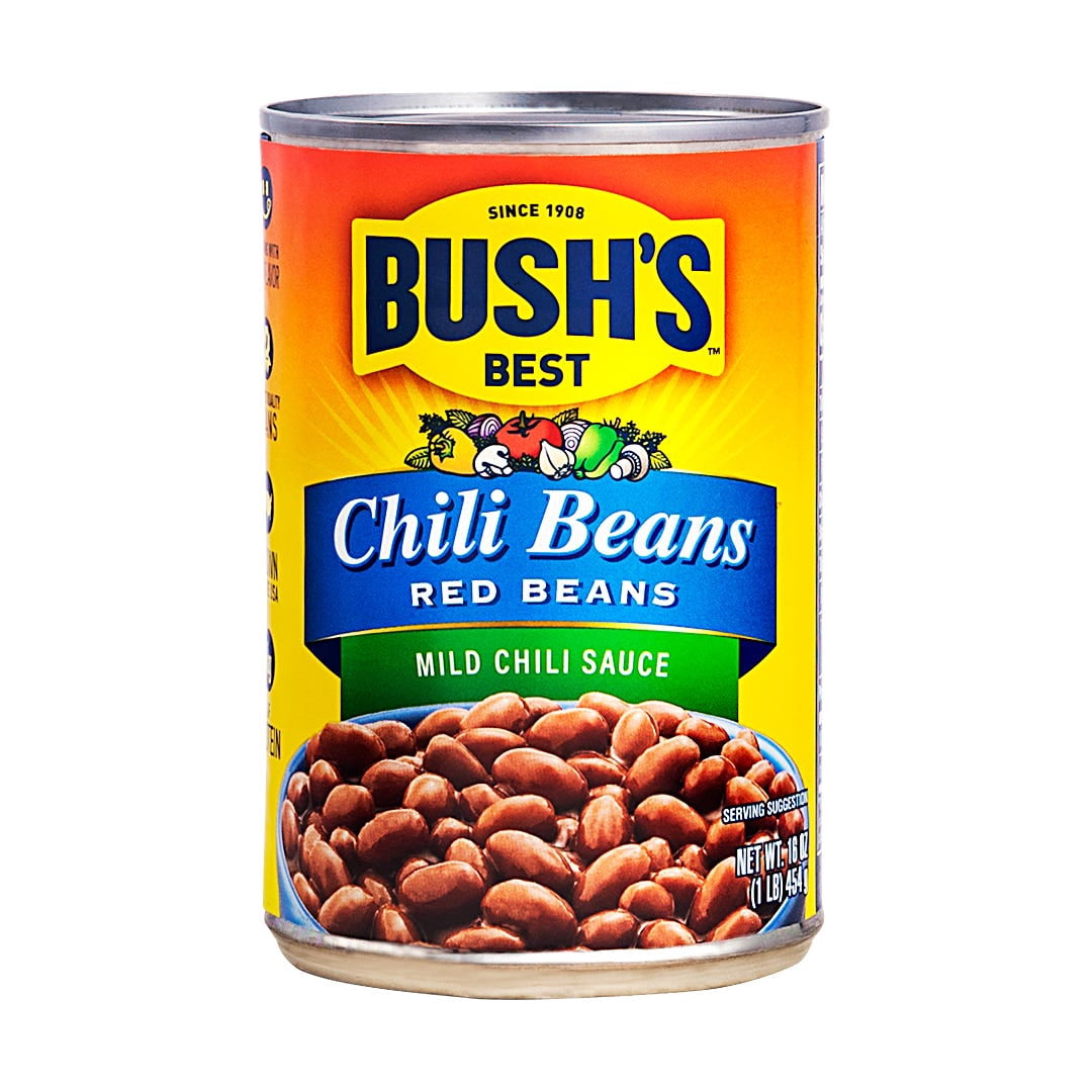 Bush MILD RED CHILI BEANS 16 oz, Pack of 1 - Walmart.com