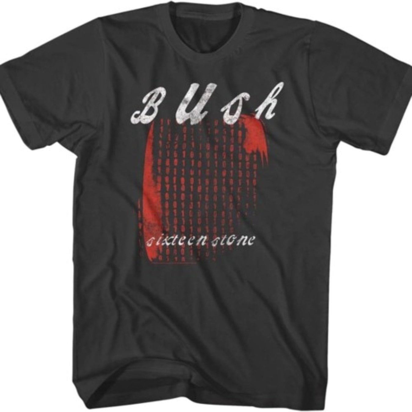 Bush Rock Band Sixteen Stone Album Adult Short Sleeve T-Shirt Graphic ...