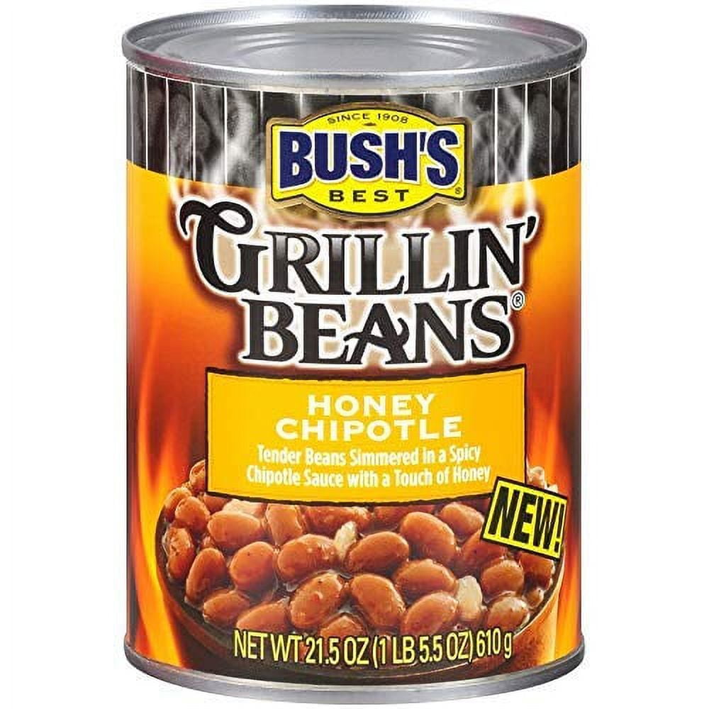 Bush,S Best Honey Chipotle Grillin, Beans - Canned Beans, Beans Canned ...