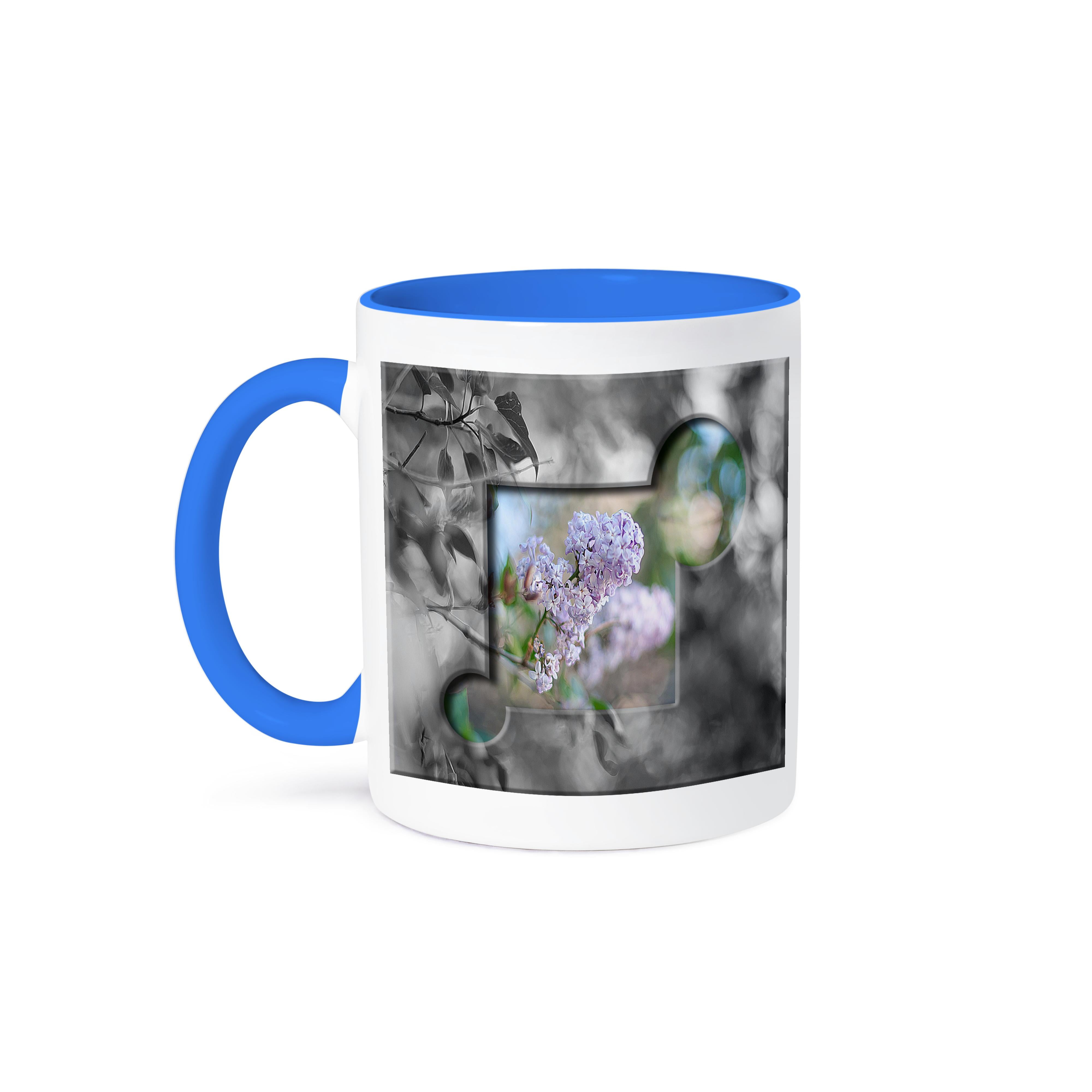 3dRose, Bush in Focus with Lilac Color in Front Cut in a Square and Two ...