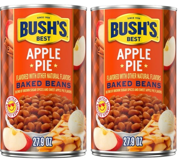 Bush's Apple Pie Flavored Baked Beans, (2 Pack) Limited Summer Edition ...