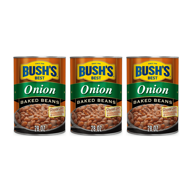 Bush's Gluten-Free Baked Beans with Onion, Savory Bacon & Brown Sugar ...