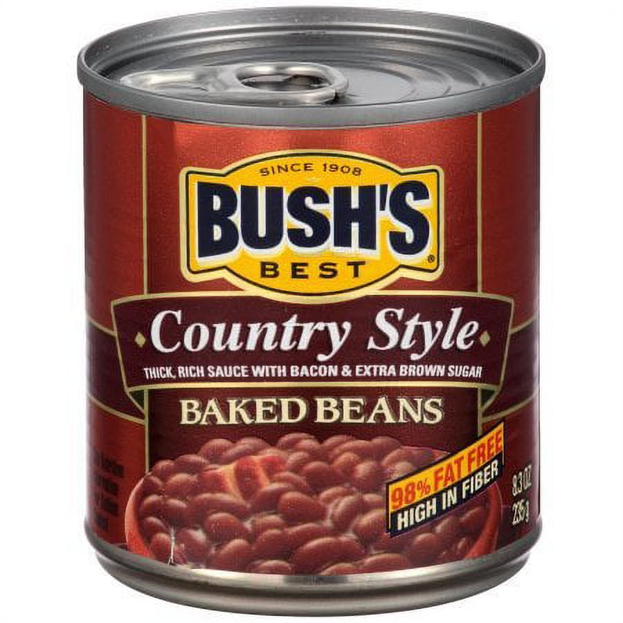 Bush,S Best Baked Beans, Country Style, 8.3 Oz (Pack Of 8) - Walmart.com