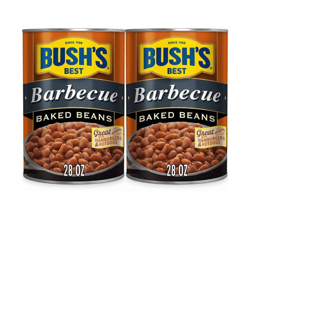 Bush's Barbecue Baked Beans, 28 oz, Pack of 2 - Walmart.com
