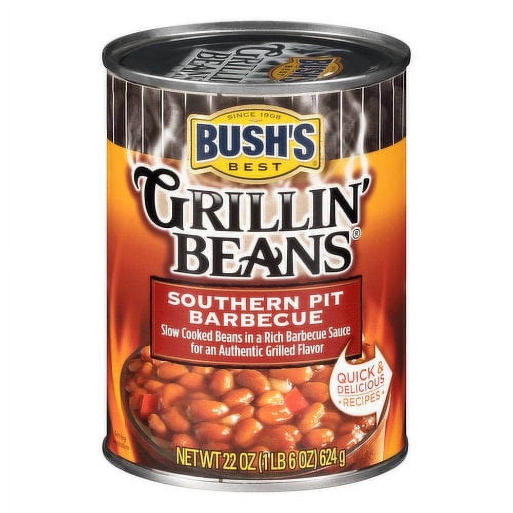 Bush's Best Beans Grillin Southern Pit Barbecue - Walmart.com