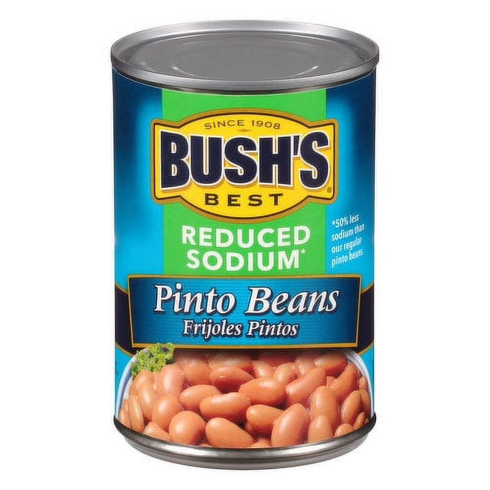 Bush's Best Beans Pinto Reduced Sodium 16 oz Package May Vary - Walmart.com